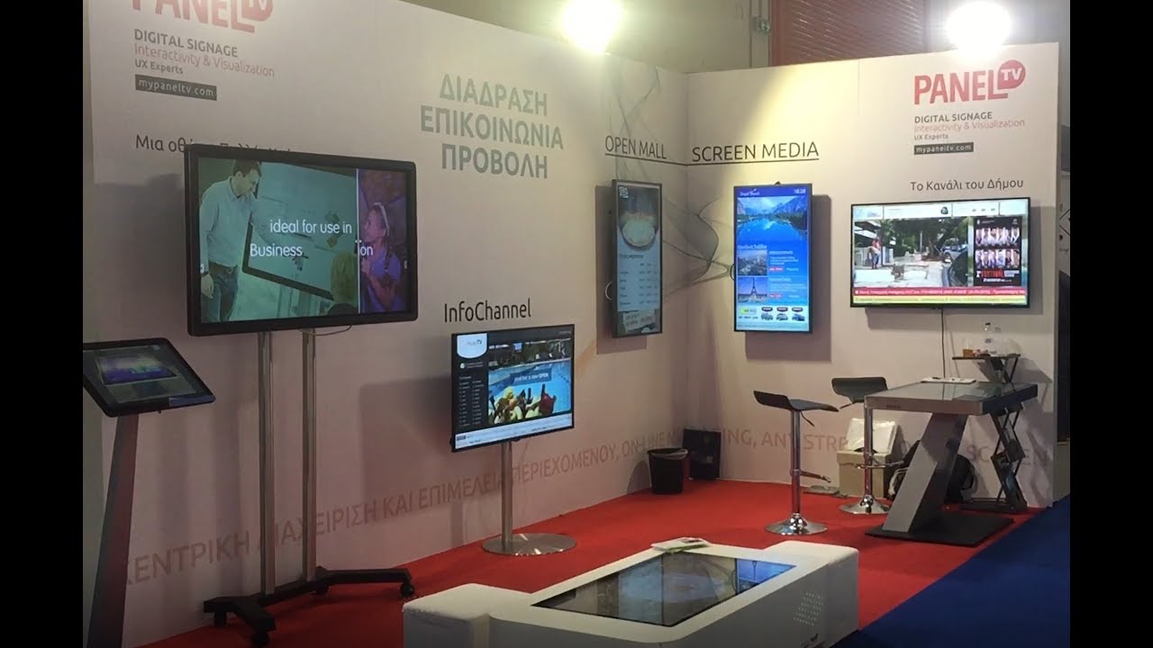 Panel TV Booth @ Athens International Tourism Expo 2018 - YouTube