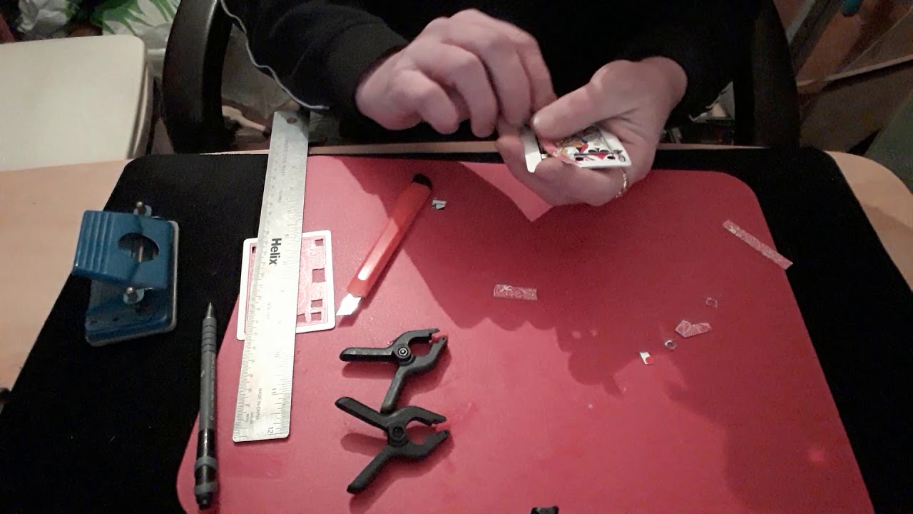 Reveal for holey, holey, etc. Card Mat Tutorials. - YouTube