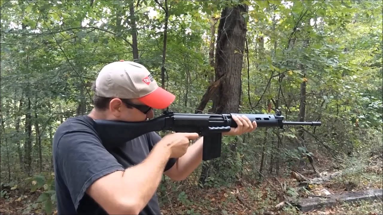 FAL L1A1 Rifle 7.62x51mm Nato - YouTube