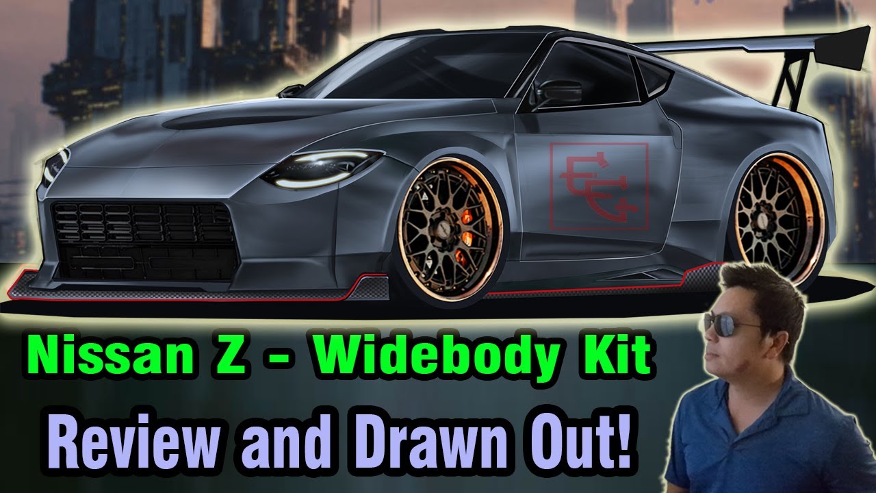 The New 2023 Nissan Z Widebody Kit - Review & Drawn Out! - YouTube