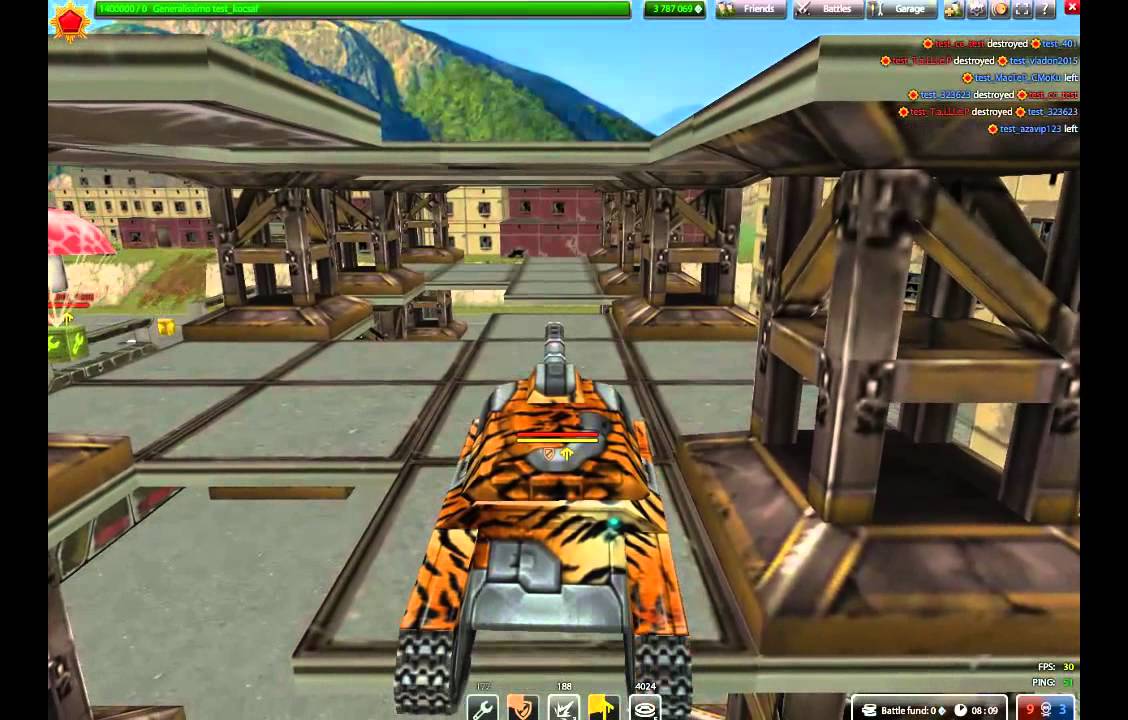 Tanki Online - Test server - Parkour - YouTube
