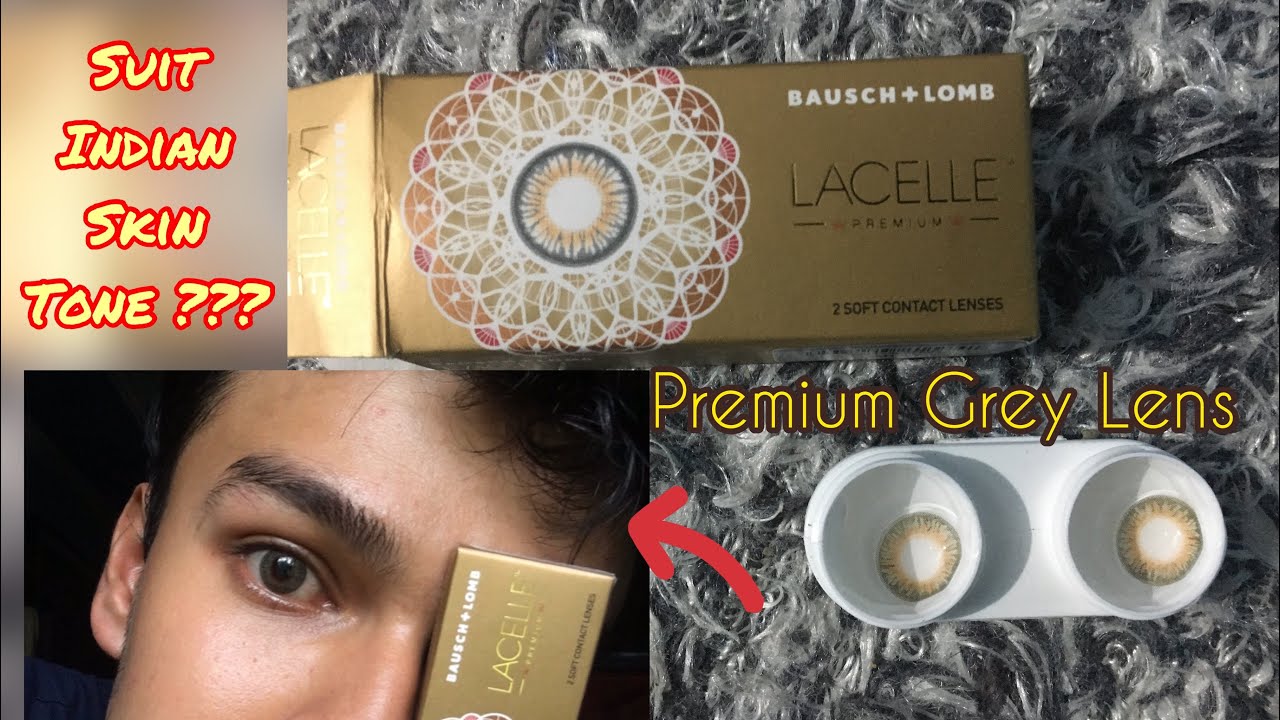 Baush & Lomb Lacelle Color Contact Lenses | Lacelle Premium Grey Lens ...