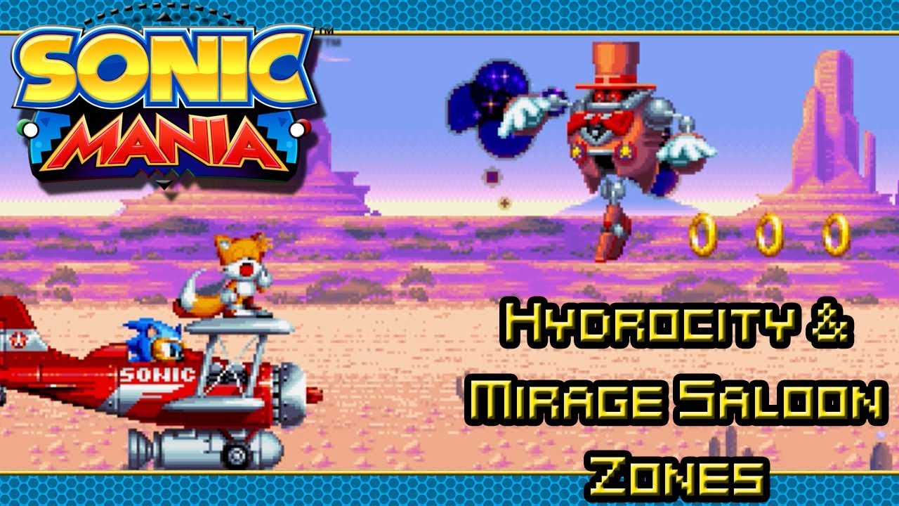 Sonic Mania Walkthrough (Switch | Tails | Hydrocity & Mirage Saloon ...