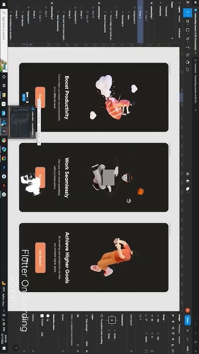 Flutter OnBoarding Screen UI #Shorts #Flutter - YouTube