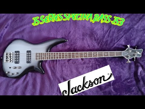 Testing my jackson spectra bass js3 silverburst (Demo) - YouTube