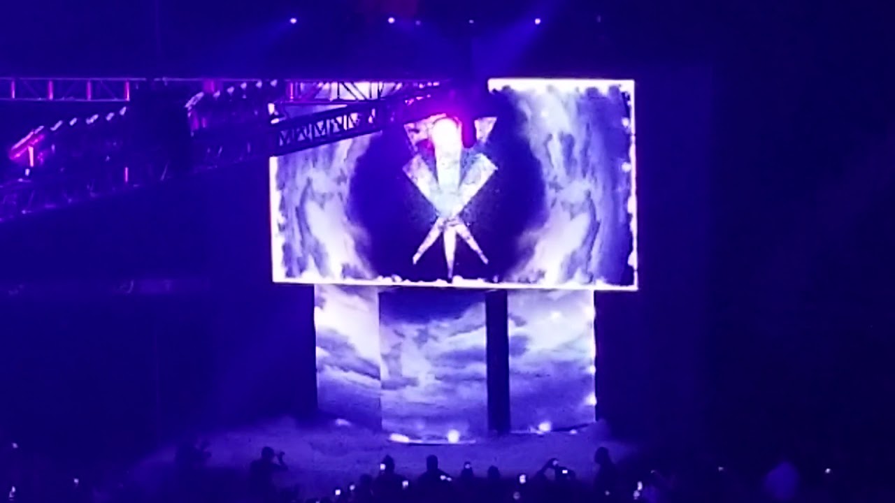 THE UNDERTAKER Entrance!!!! | WWE Live MSG 07/07/2018 - YouTube