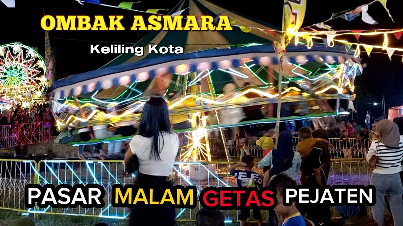 Atraksi Wahana Komedi Putar Ombak banyu Paling Extrim PASAR MALAM Getas ...