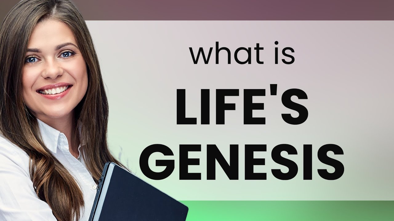 Understanding "Life's Genesis": An English Language Exploration - YouTube