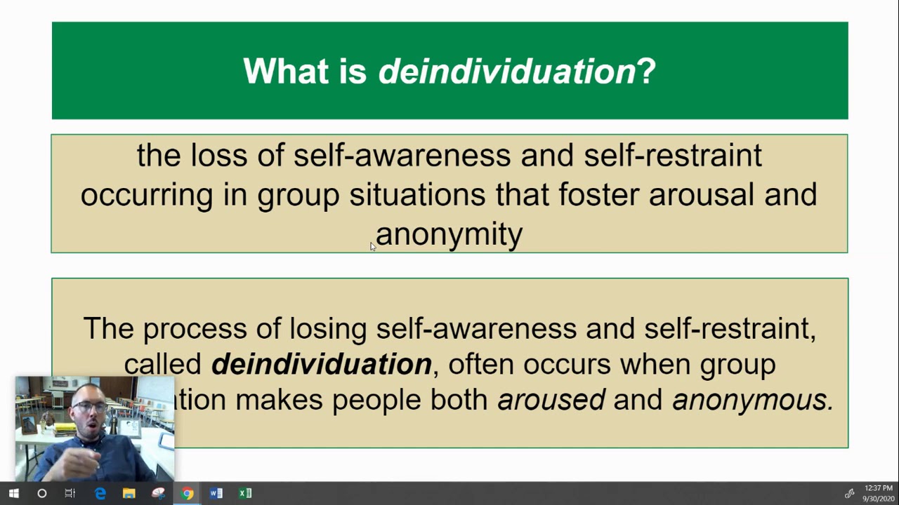 Deindividuation Psychology Examples