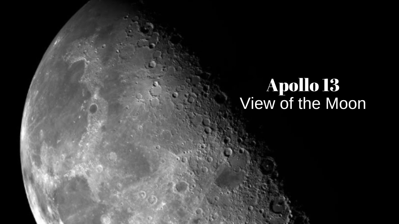 Apollo 13 views of the Moon | Moon View | NASA - YouTube