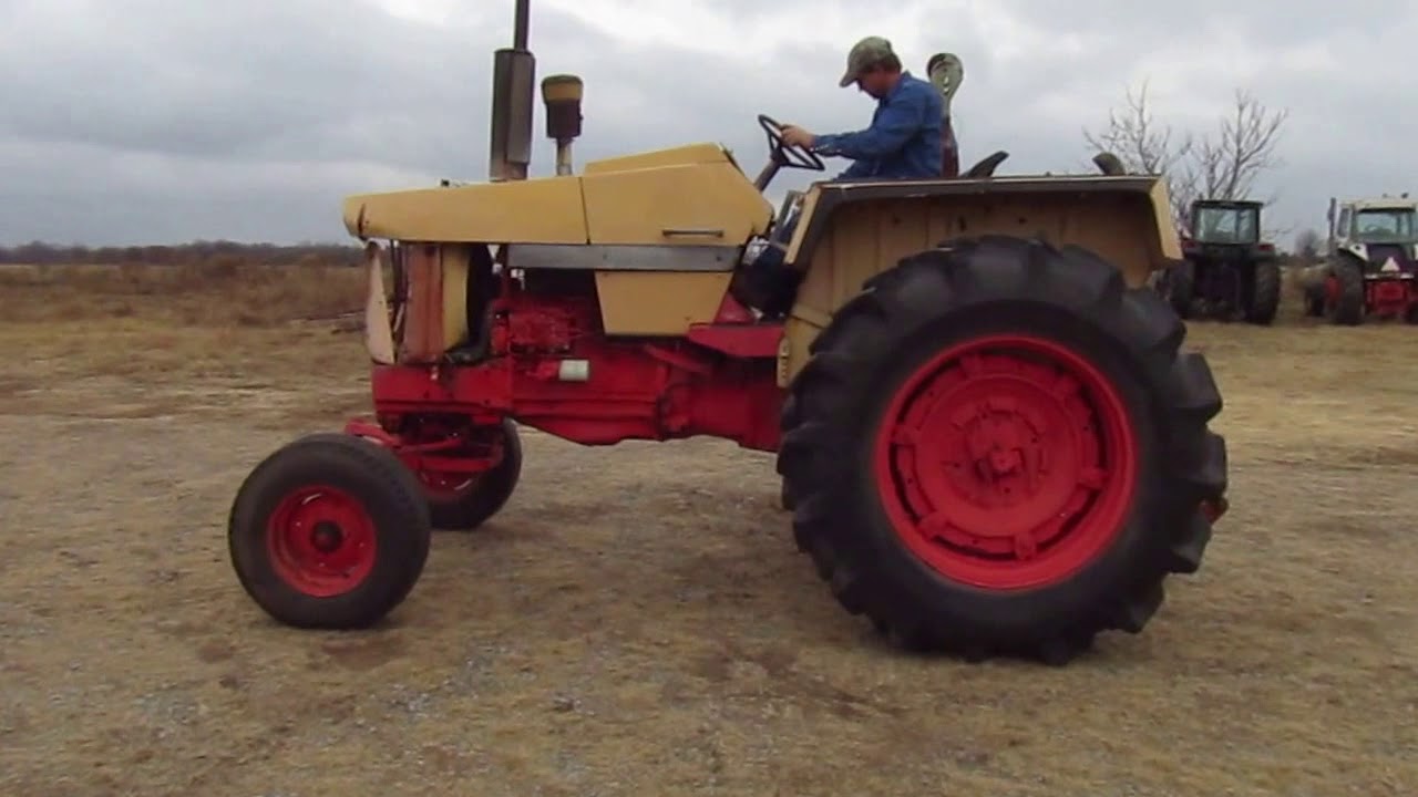 Case 870 2WD Tractor on BigIron Auctions - YouTube