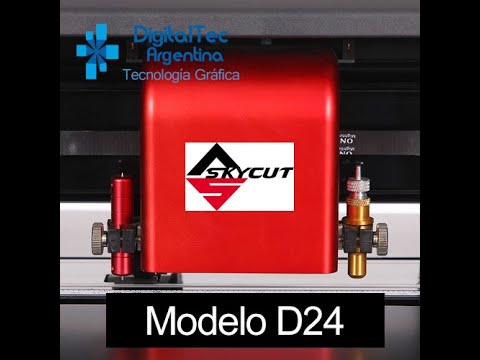 Plotter de Corte SkyCut D24 En Español - YouTube