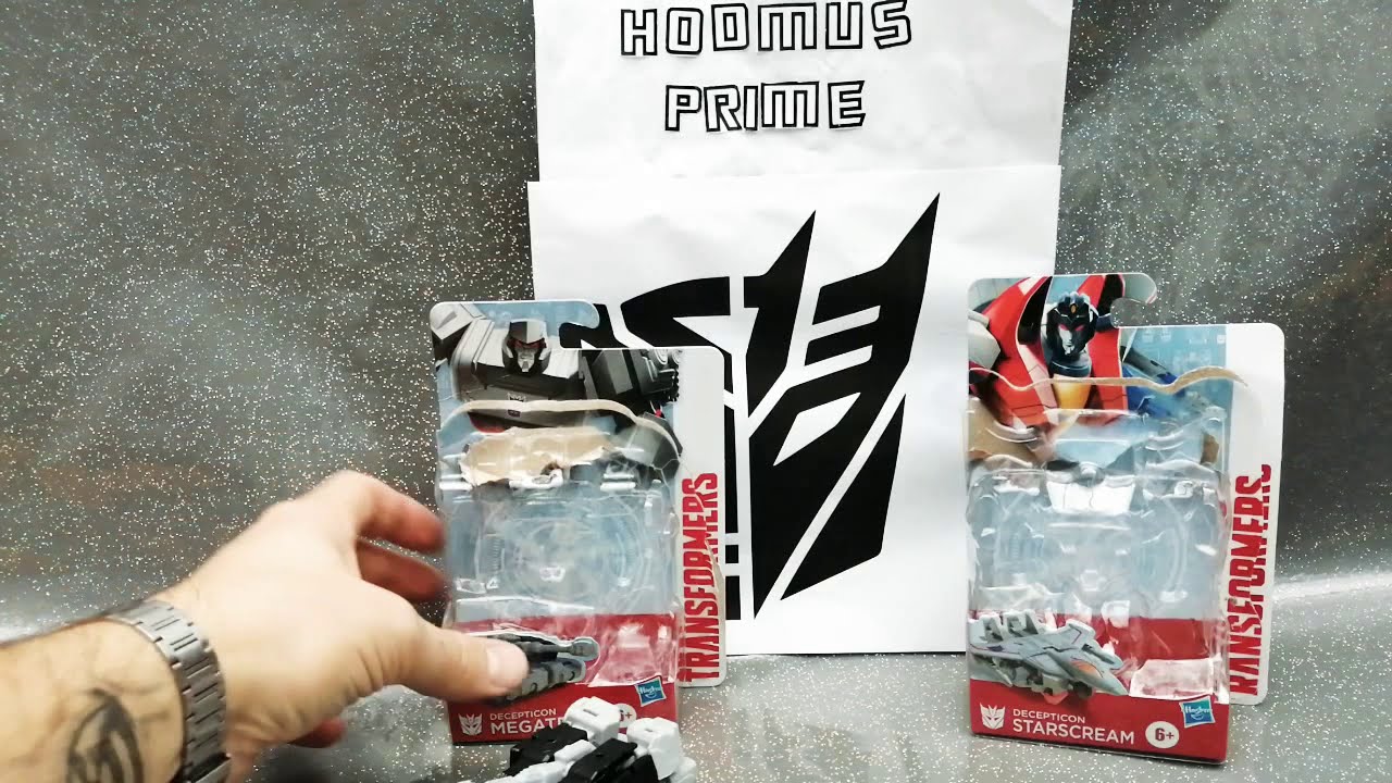 Hasbro bravo series megatron and starscream legends scale review - YouTube