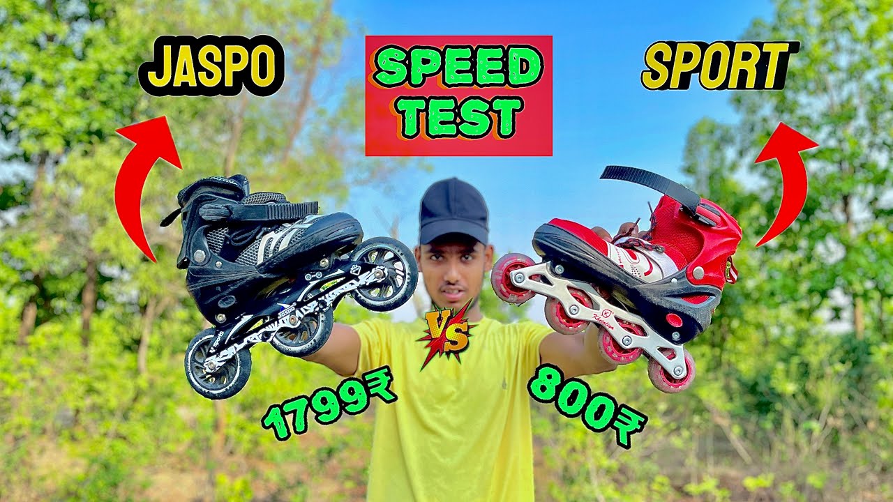 Speed test jaspo vs sport (800₹) . Shocking😮 result || chandu_skater ...
