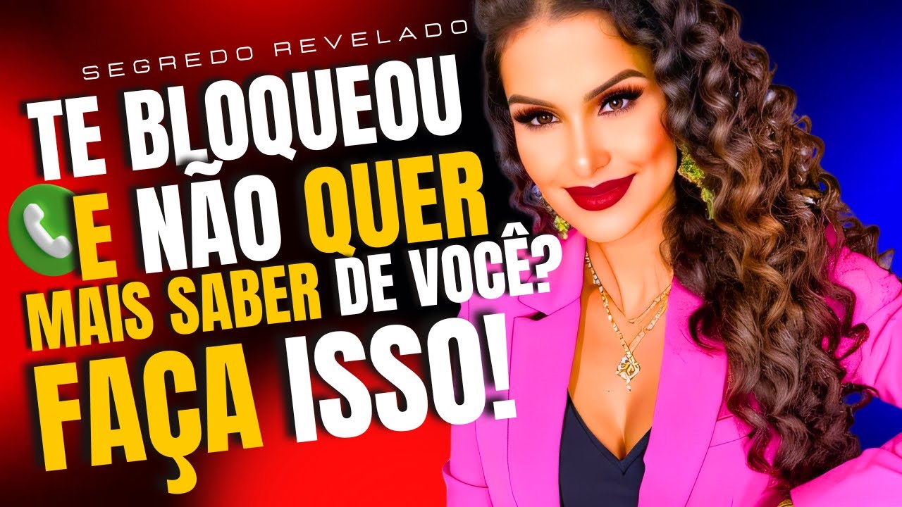 ELE(A) TE bloqueou NO WHATSAPP E disse que não QUER MAIS SABER DE VOCÊ ...