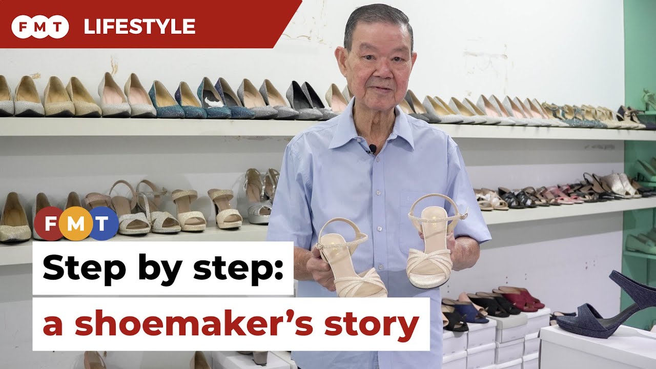 A master shoemaker for over six decades - YouTube