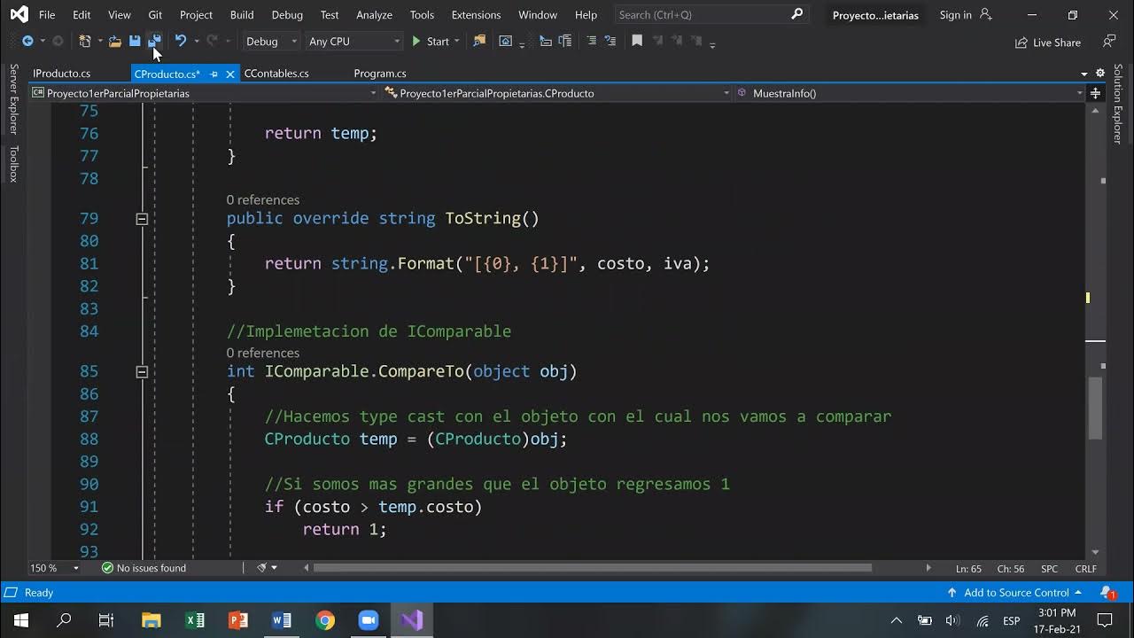 Patrones, Colecciones y Listas C# | Visual Studio - YouTube