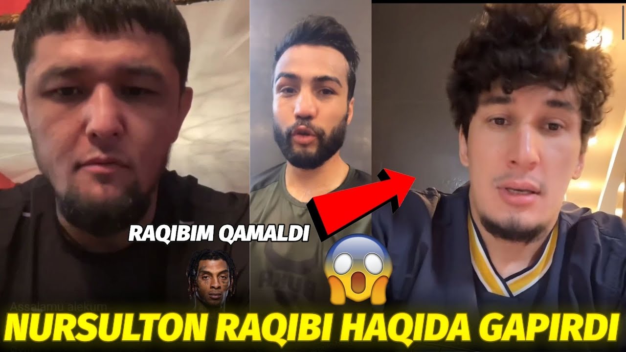 TEZKOR! NURSULTON RO'ZIBOYEV RAQIBI HAQIDA GAPIRDI!😱 RAQIBIM QAMALDI ...