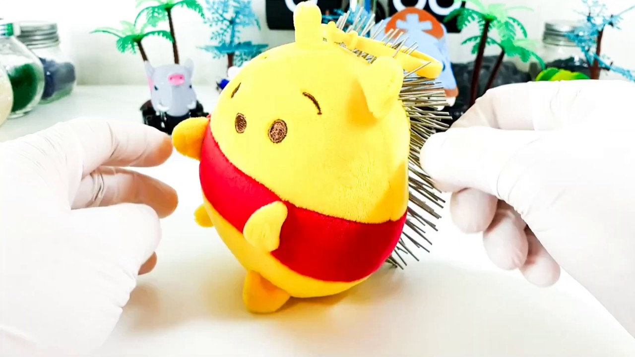 TOY Hedgehog : Turn Winnie-the-Pooh into a Hedgehog - YouTube