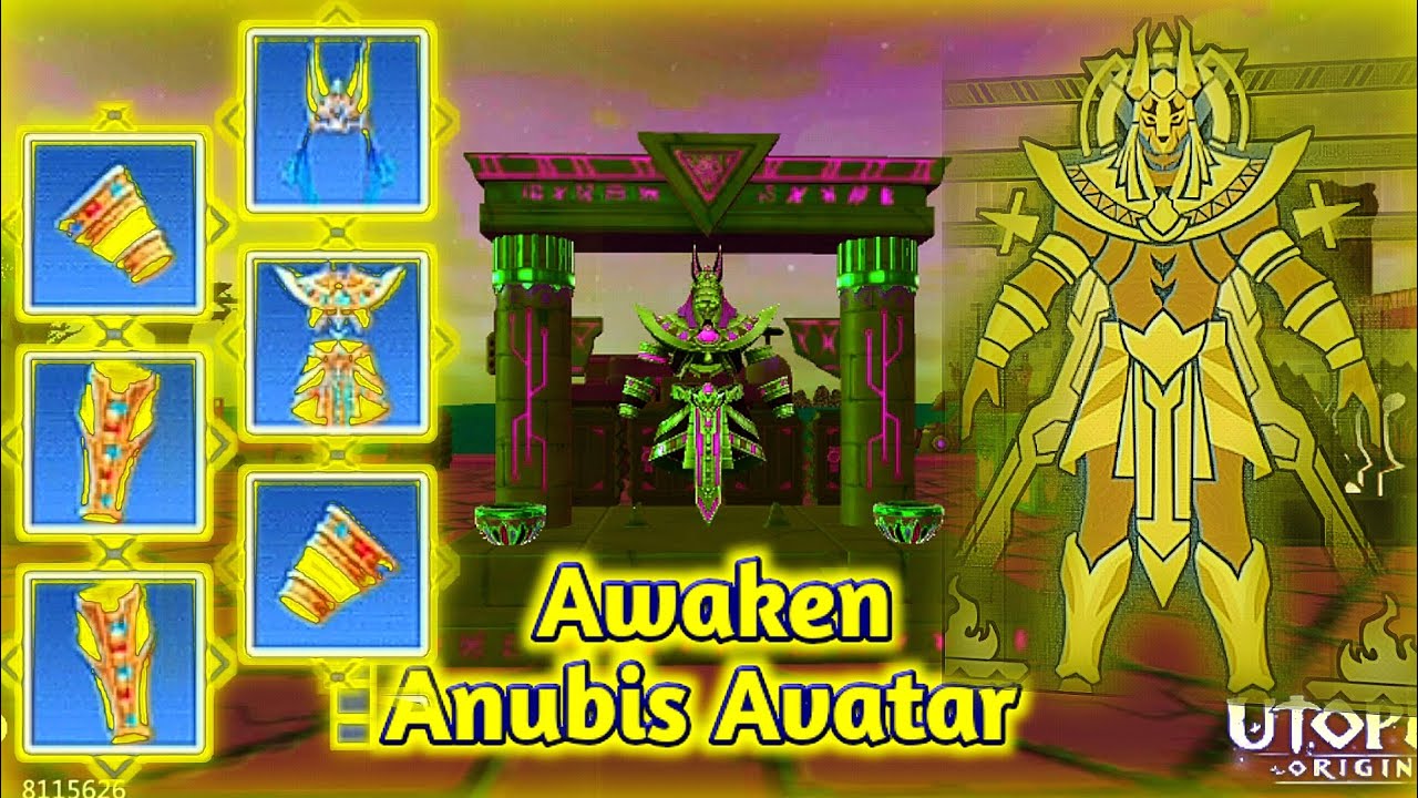 Utopia origin: How to make Anubis Avatar | plan location 😉 | @TunderWolfGaming - YouTube