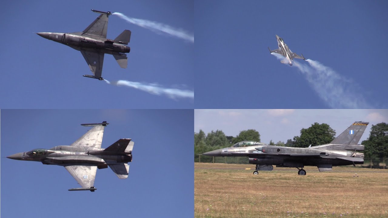 18/07/15 RIAT 2018 | Hellenic Air Force Team Zeus F-16C-52 Fighting ...