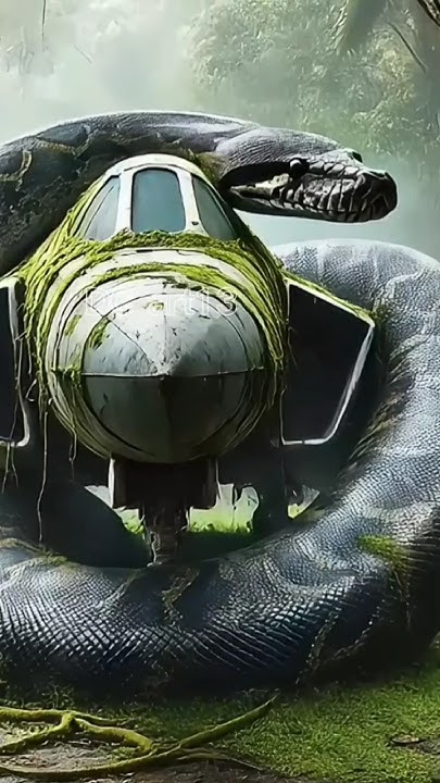 NATURE TALK SCENERY | abandoned fighter planes&giant pythons #snake # ...
