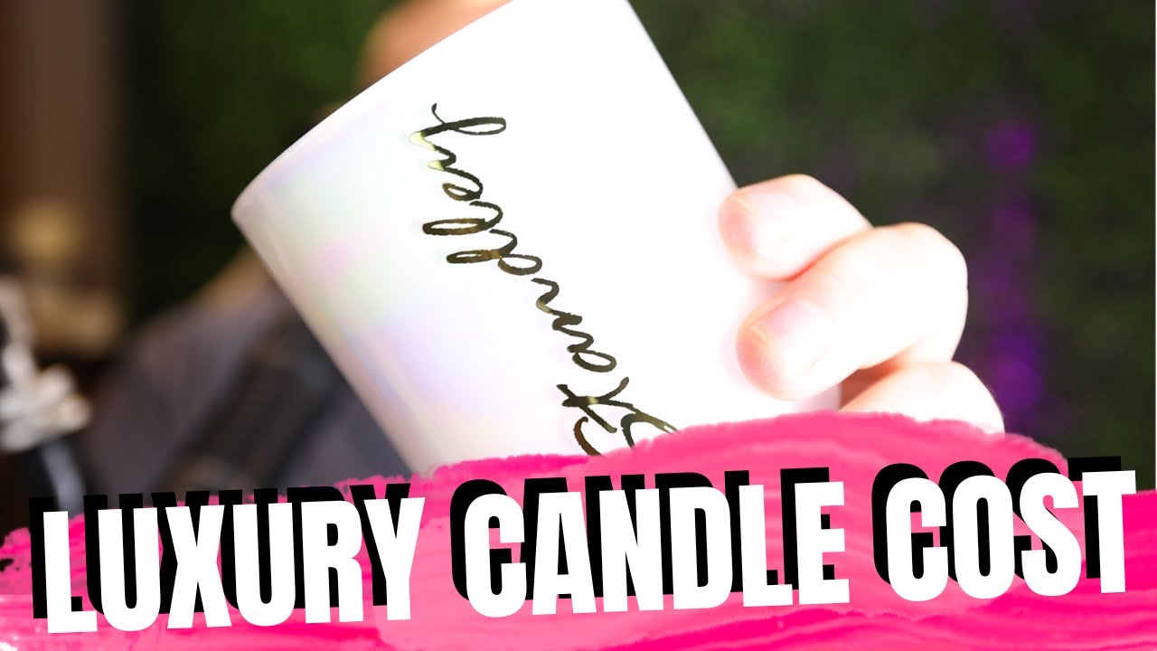 Candle cost for luxury candles - Is it possible? - YouTube