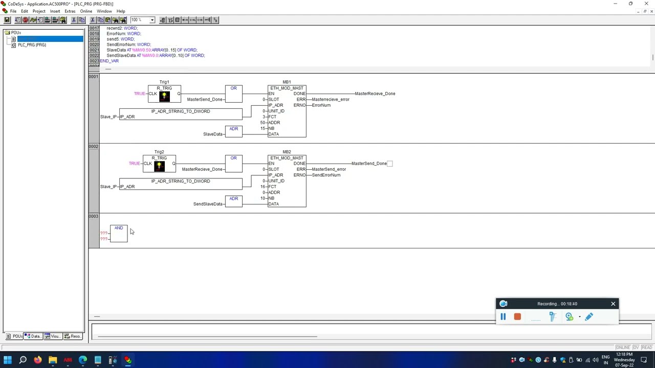 24 Abb Acs880 Modbus Communication With Ac500 Plc Youtube