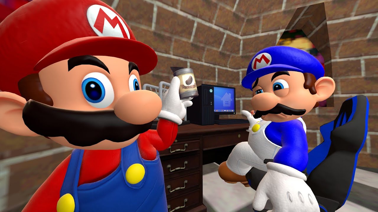 Mario puts Beans in the PC (GMod Animation) - YouTube
