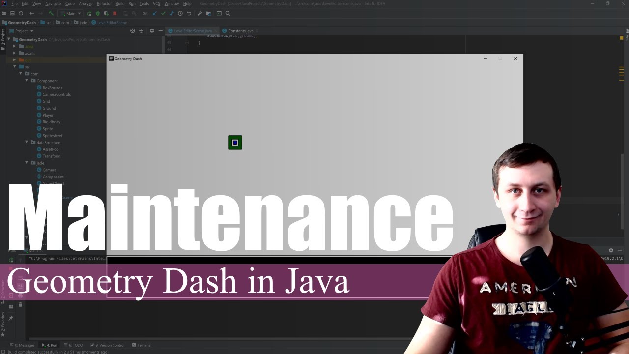 Maintenance Coding Geometry Dash In Java 10 Youtube 9164