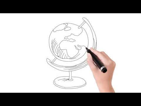"Step-by-Step Guide to Drawing a Globe" - YouTube