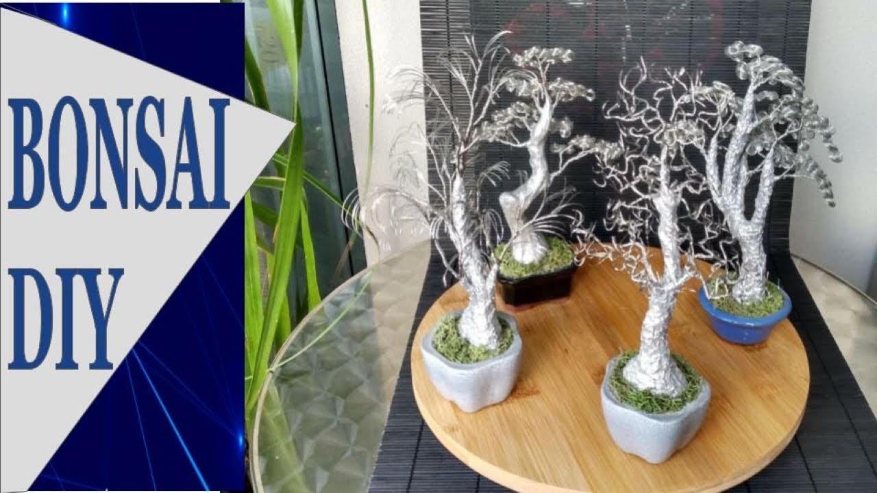 DIY wire BONSAI tree - handmade #18 | Dittswood - YouTube