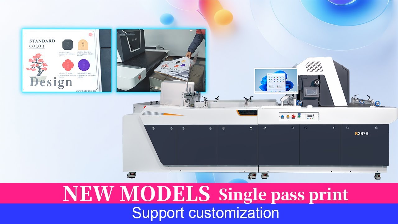 KELIER Full Automatic Carton Bags Printing Machine Custom Logo Printing ...