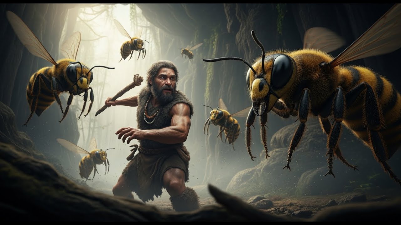 Unbelievable Encounters: When Prehistoric Man Fought Venomous Bees for ...