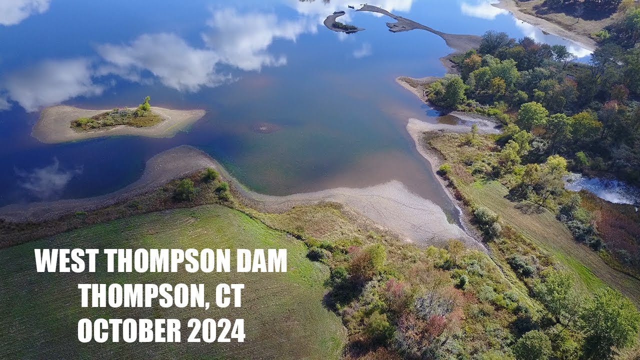 Thompson Dam Drone Flight - October 2024 - YouTube