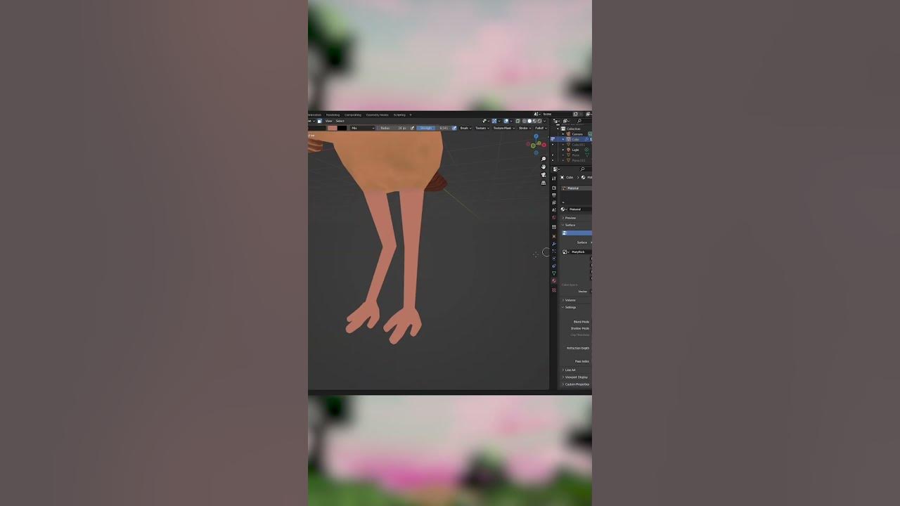 Speed modeling🐣 #blender #devlog #gamedev #shorts #3dmodeling #fyp #unity #rigging - YouTube
