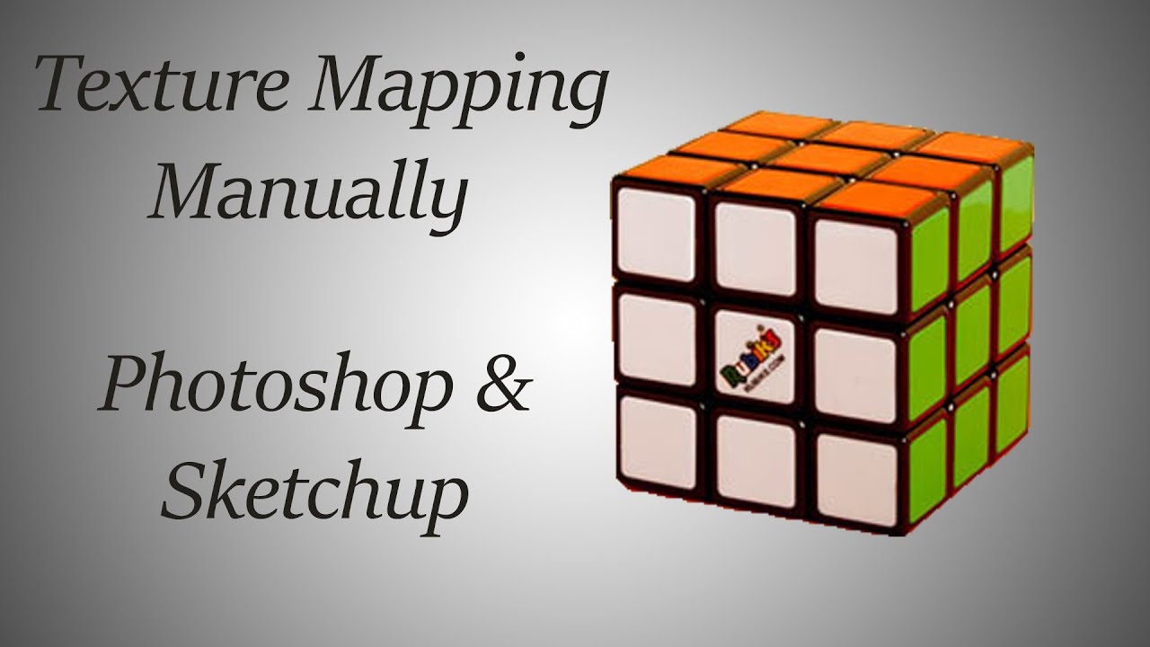 Texture Mapping | Manually | Sketchup | Photoshop - YouTube