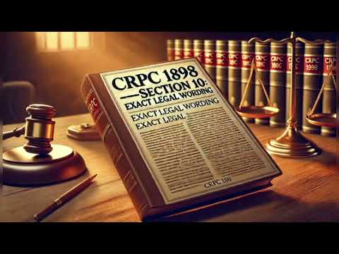 CrPC 1898 | Section 10 Explained | Subordination of Assistant Sessions Judges" - YouTube