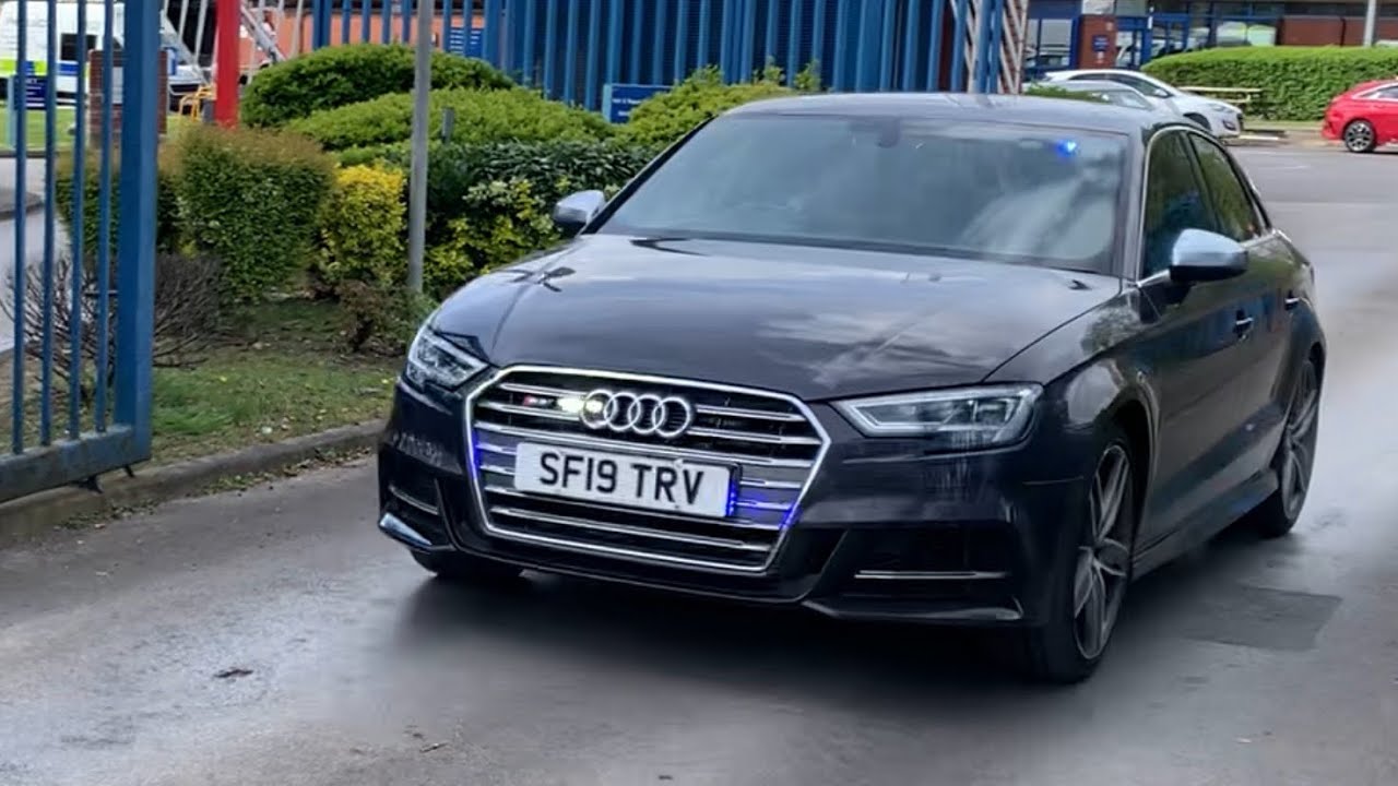Unmarked Audi S3 Saloon Tactical Vehicle Interception Unit Responding ...