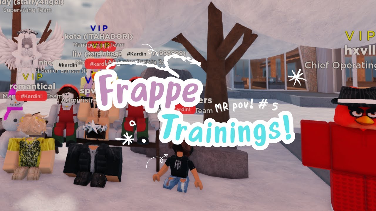 Frappe Roblox Trainings MR POV #5 ! - YouTube