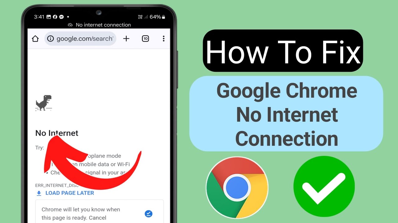 How to Fix Google Chrome No Internet Connection (100% Working) - YouTube