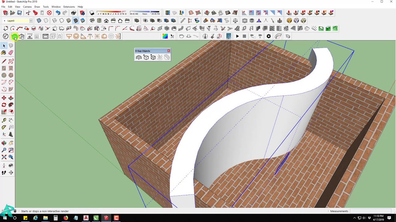 Clipper Rendering Convert to Clipper Vray 3 6 Sketchup - YouTube