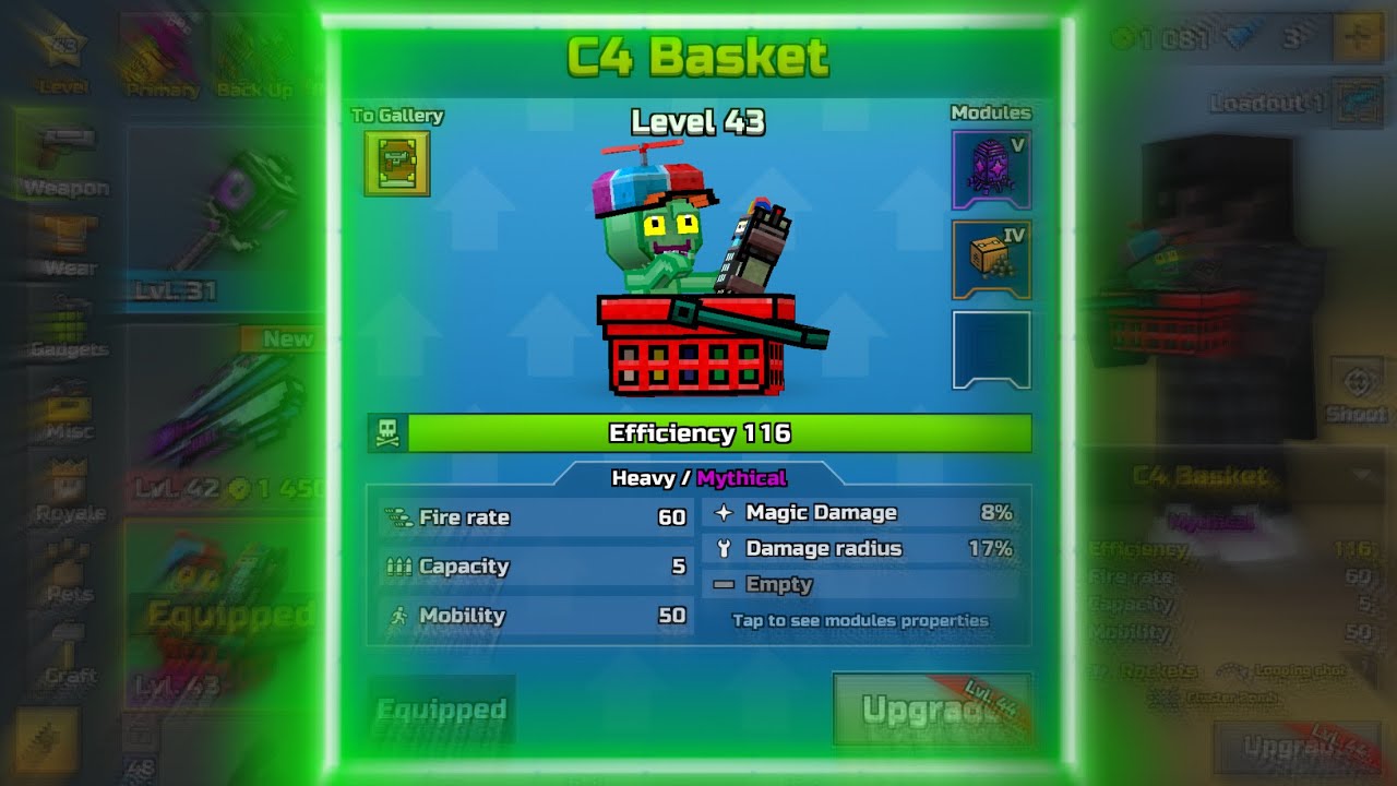 Is C4 basket Worth it? |Pixel gun 3d| - YouTube