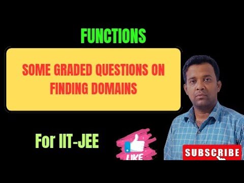 Finding the domain of some standard function.Domain of function. - YouTube