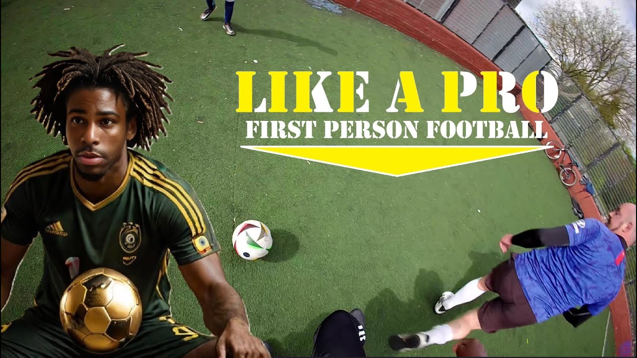 First person view football | Playing like a pro - YouTube