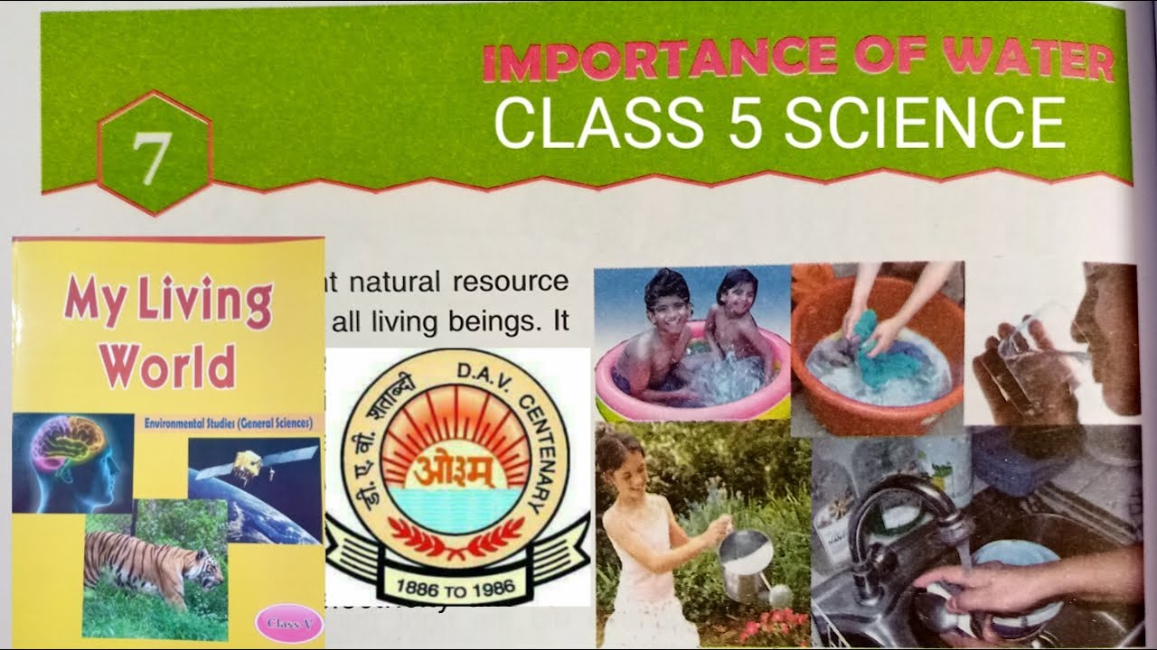 CHAPTER 7 IMPORTANCE OF WATER | CLASS 5 SCIENCE - YouTube