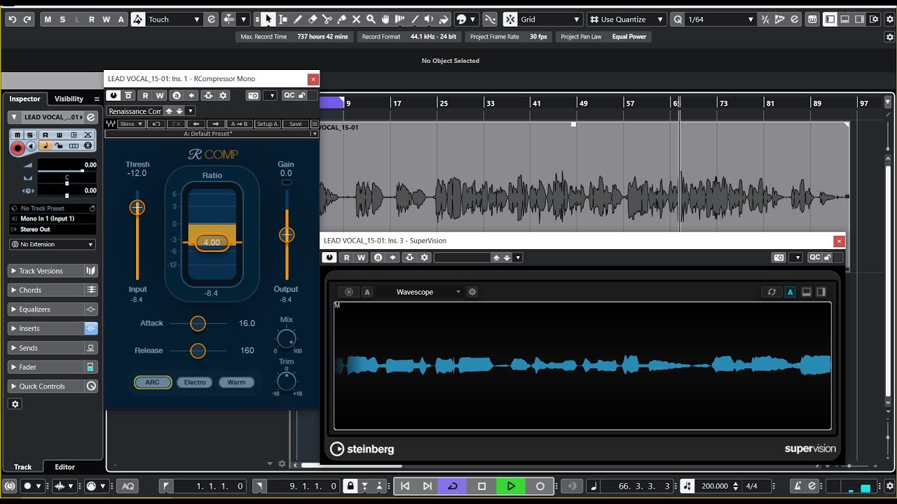 Vocal Compression With Waves R-Comp | #IvanStudioWebcam - YouTube