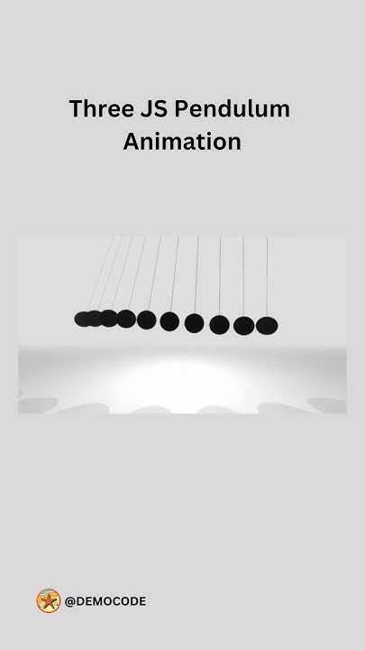 Three Js Pendulum Animation Animation Css Threejs Coding Developer Cssanimation Youtube