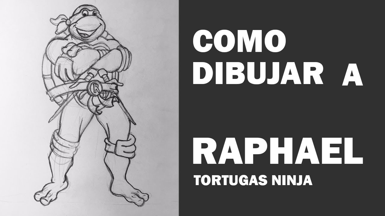 Como dibujar a Raphael l How to draw Raphael (Teenage Mutant Ninja ...