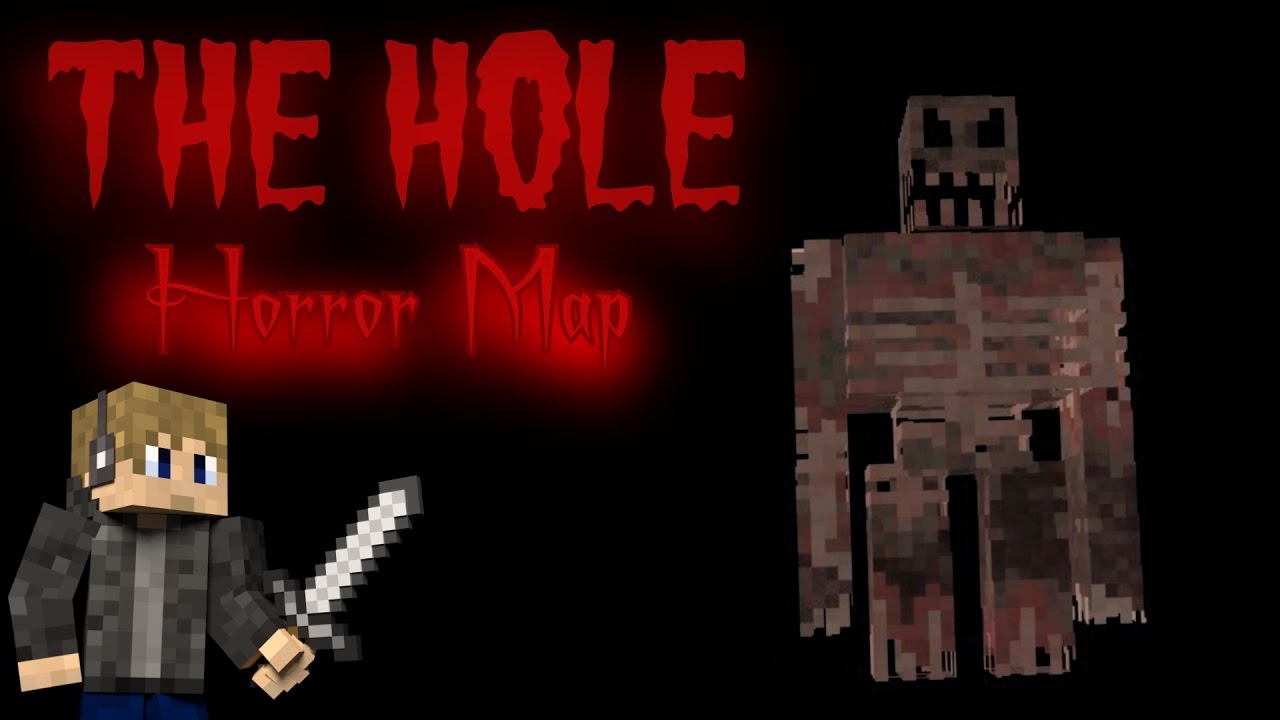 This Map Is EVEN SCARIER!! - Minecraft The Hole Horror Map - YouTube
